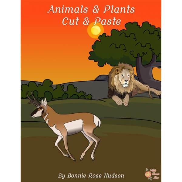 Animals and Plants Cut and Paste (ebook) - Homeschool Curriculum Fair