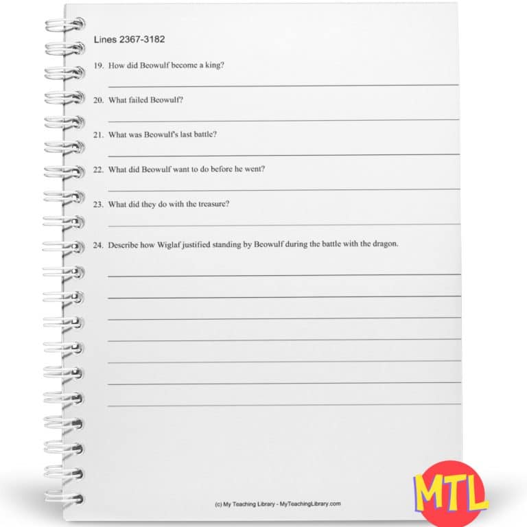 Beowulf – Questions - Homeschool Curriculum Fair