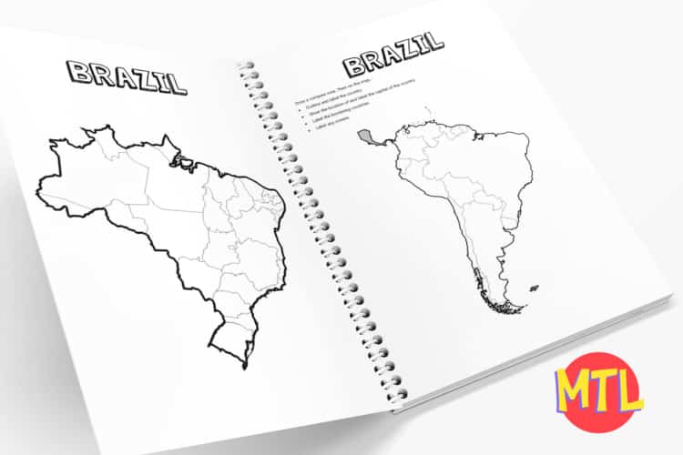 Brazil Country Study | Notebooking Unit - Homeschool Curriculum Fair