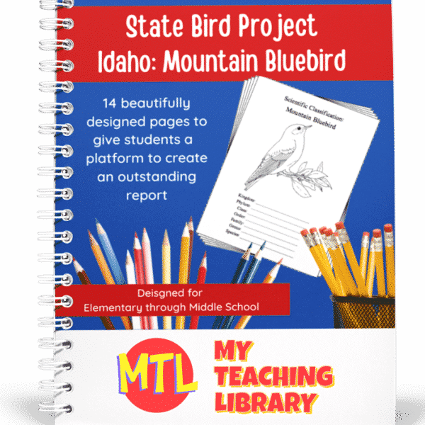 Idaho Mountain Bluebird Notebooking Set - Homeschool Curriculum Fair